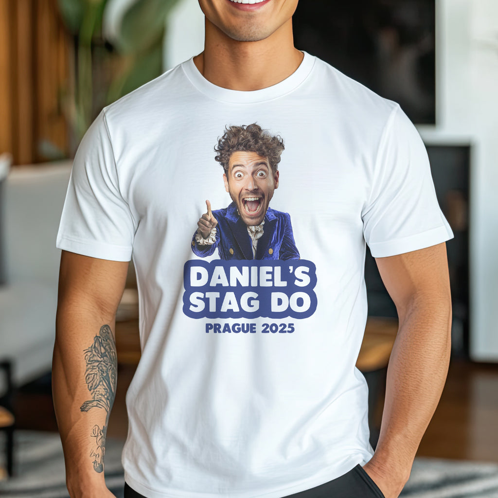 PERSONALISED Photo Face & Velvet King Body with Wording – The Gift Project