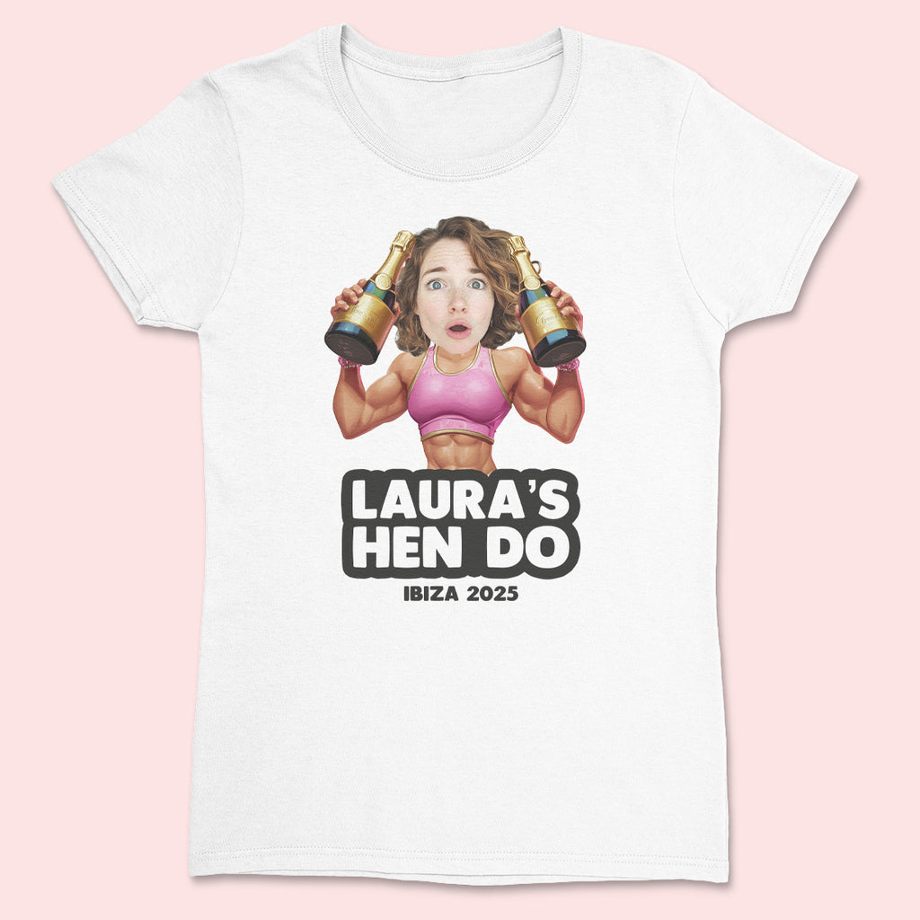 PERSONALISED Photo Face & Bodybuilder Body with Wording – The Gift Project