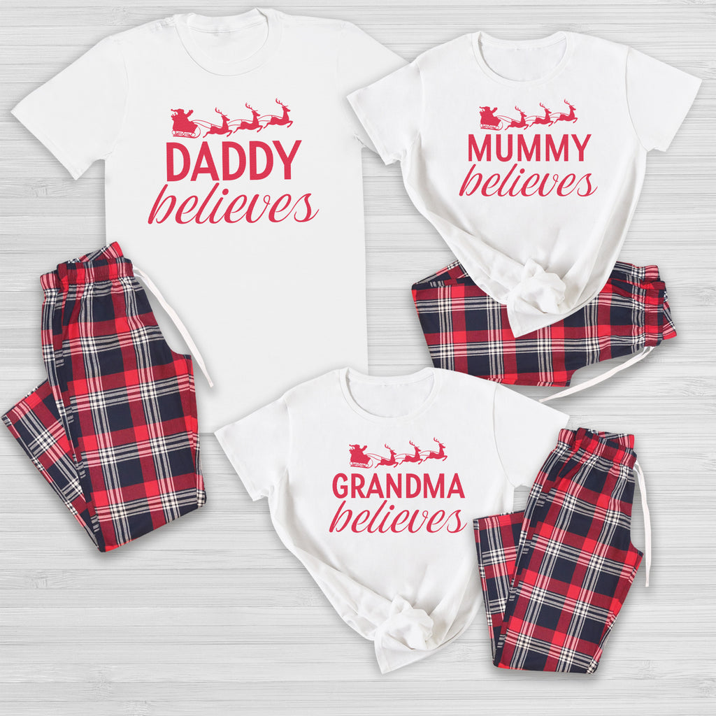 Personalised Name Believes... Pyjama Set for | The Gift Project