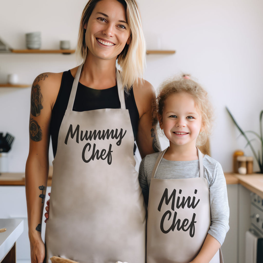 Mummy Chef & Mini Chef - Womens & Kids Aprons - (Sold Separately) – The ...