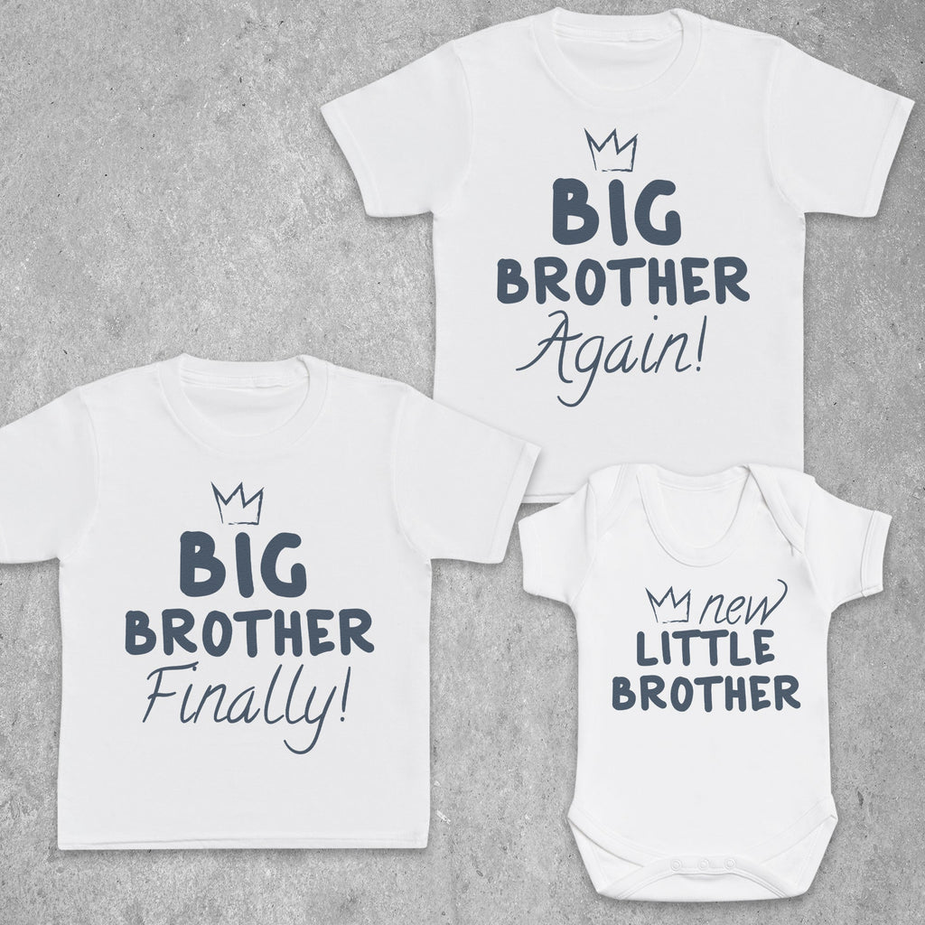 Big Brother & New Little Brother - Matching Brothers Set - Matching Se ...