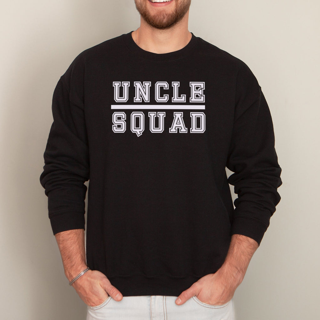 Uncle Squad - White - Mens Sweater - Uncle Sweater – The Gift Project