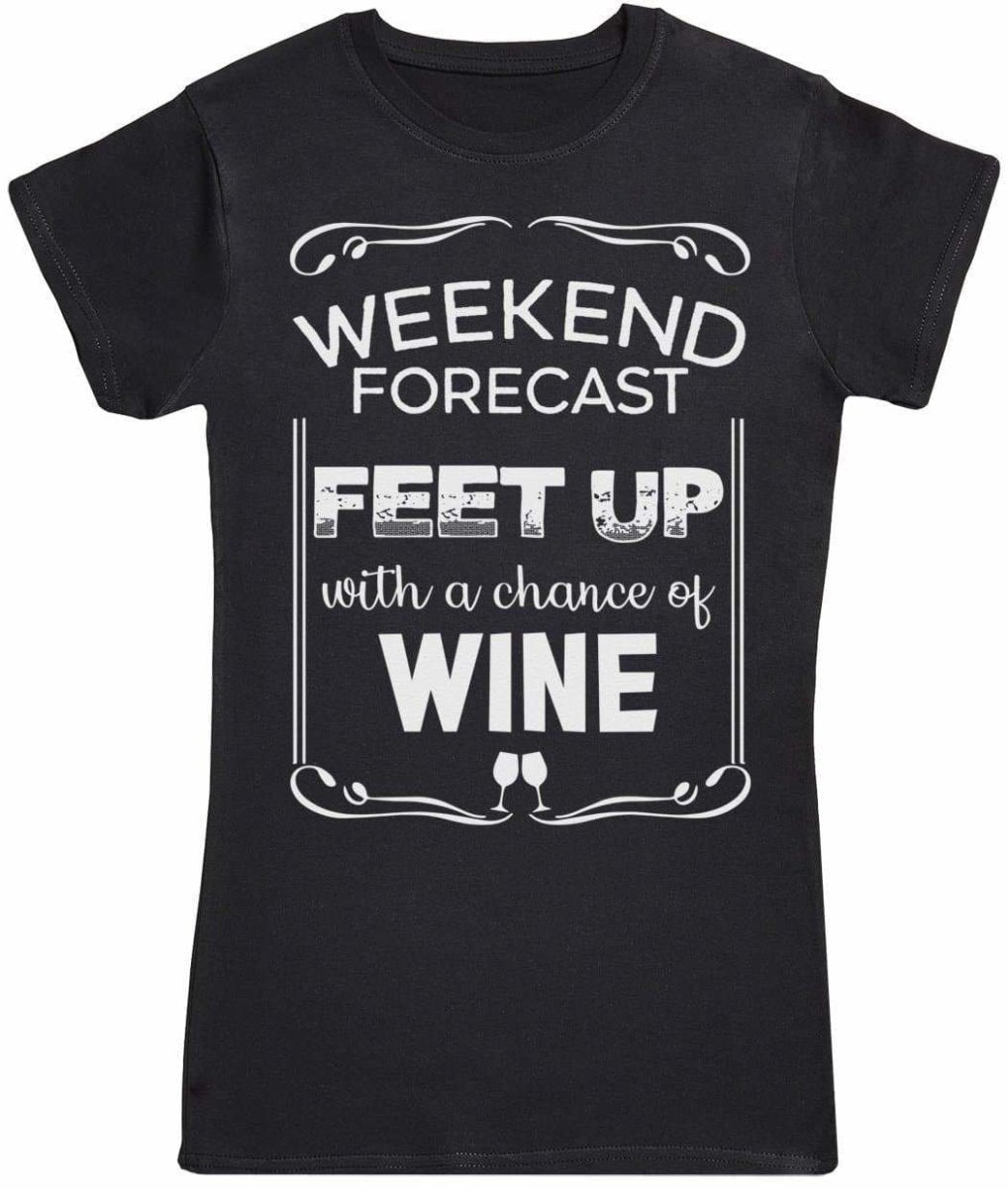 Weekend Forecast Feet Up - Womens T-Shirt – The Gift Project